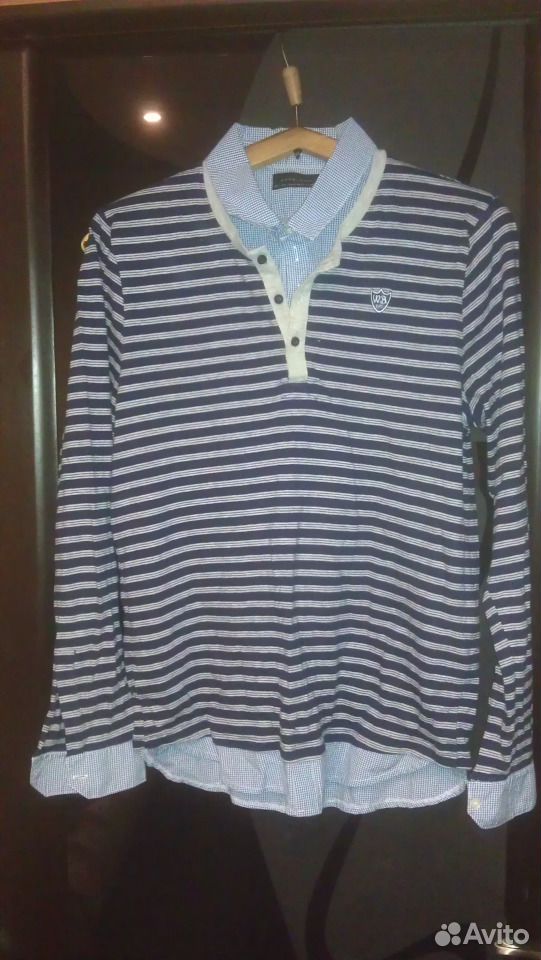 1064# рубашка в полоску двойная бренд Zara Men