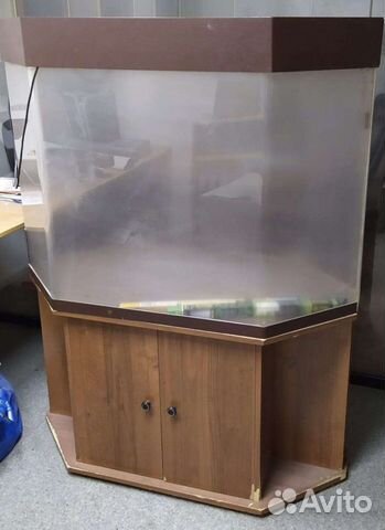 Аквариум с тумбой бу 400л