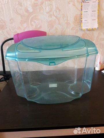 Аквариум 10 л с крышкой, отсадник, переноска