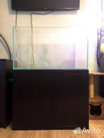 Аквариум с тумбой б/у